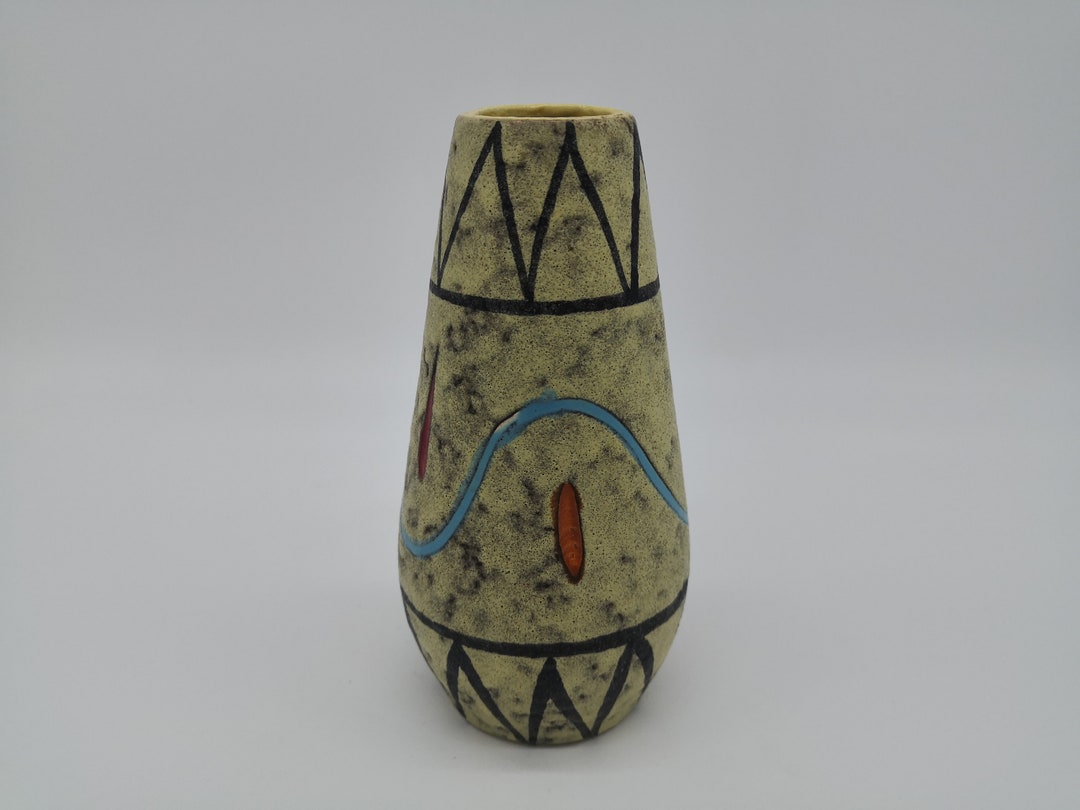 Scheurich 529 18 Vase Ceramic Ceramic FOREIGN West German Pottery Fat ...