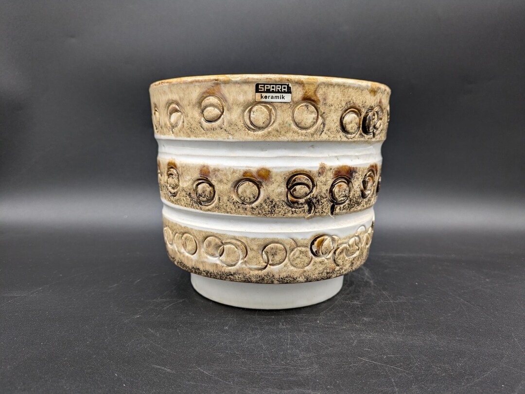 XL Spara Planter Cachepot Planter Brown Beige Ceramic Ceramics West ...