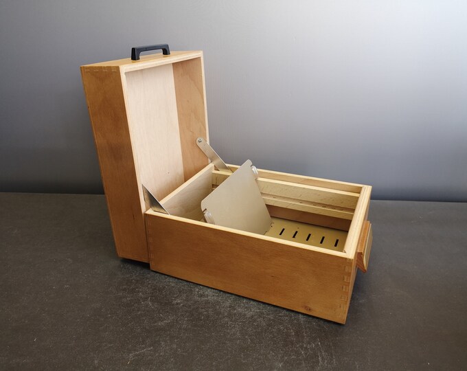 HAN Index Boxes Index Card Box Wooden Box Shelf Wood Mid Century Design ...