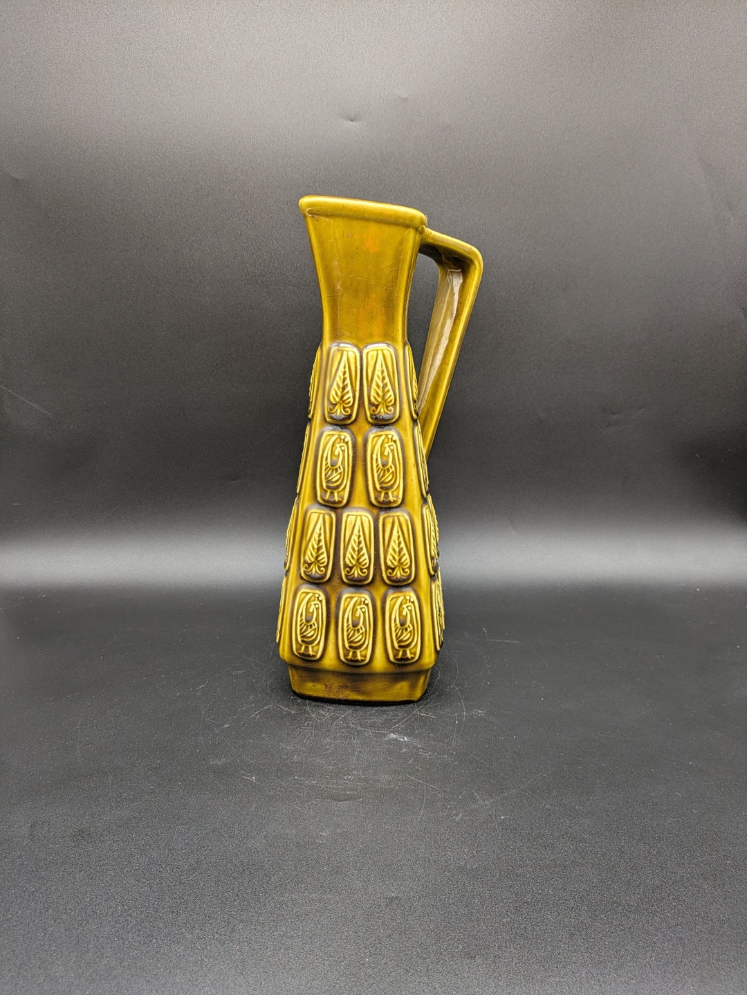 Bay 251-35 Vase Ceramic Ceramics Beige West German Pottery Design 60s ...