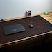 Leather Desk Mat, Custom Desk Pad, Extra Large Desk Mat, Personalized ...