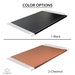Leather Desk Mat With Edge Cover Personalized Desk Accessory Office ...