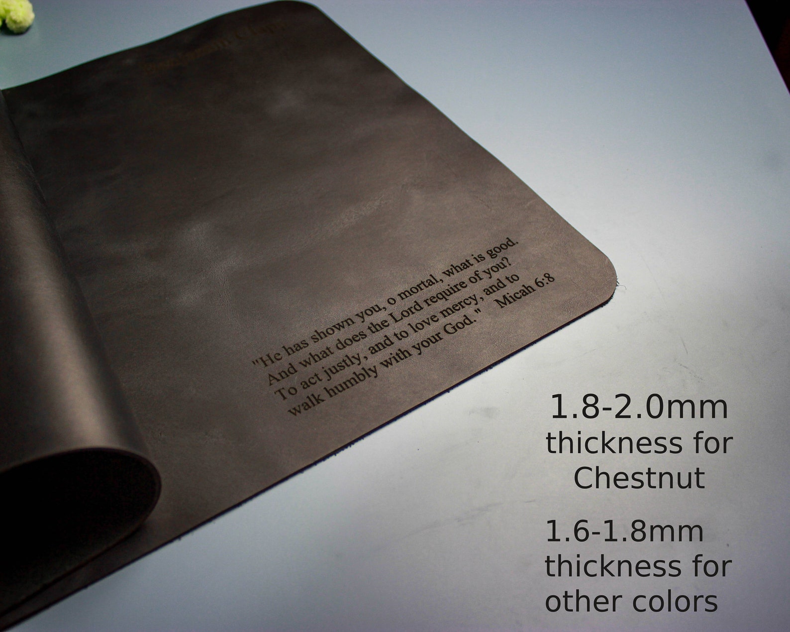 Leather Desk Mat, Custom Desk Pad, Extra Large Desk Mat, Personalized ...