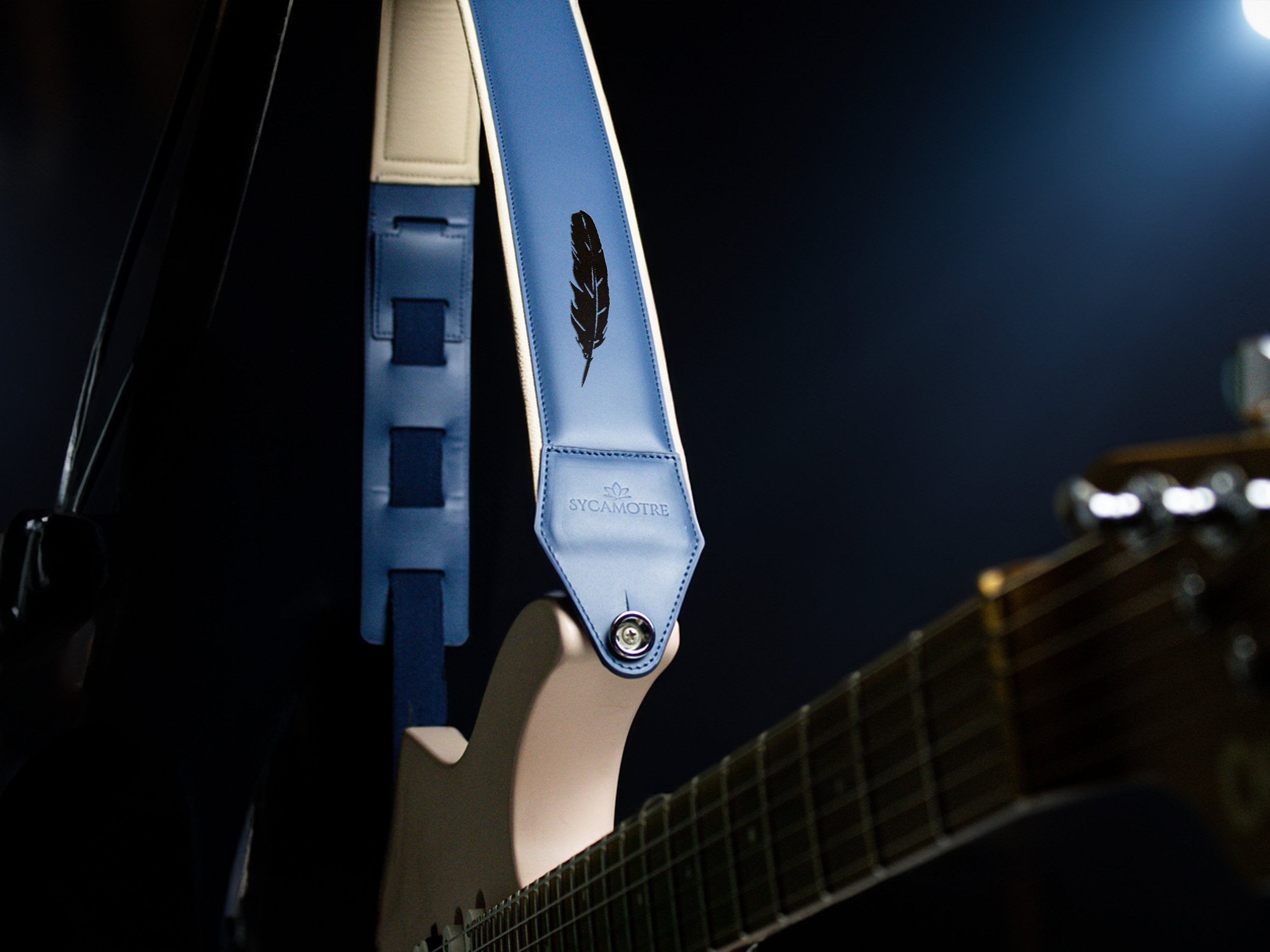 Custom Guitar Strap, Premium Leather Instrument Strap With Comfortable ...