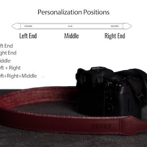 Custom Leather Camera Strap With Non-slip Padded Design, DSLR-SLR ...