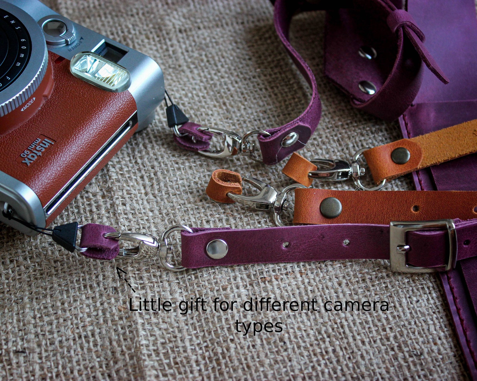 Custom Leather Camera Strap Dslrcanonnikonsony Camera - Etsy