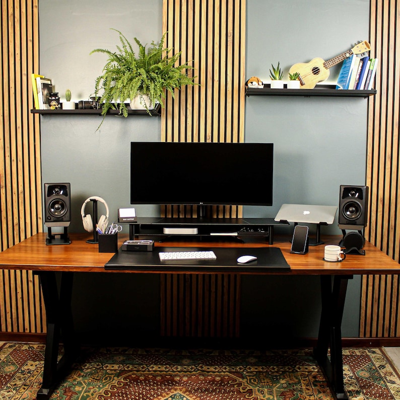 Premium Metal Speaker Stand With Leather Base | Anti-vibration Audio ...