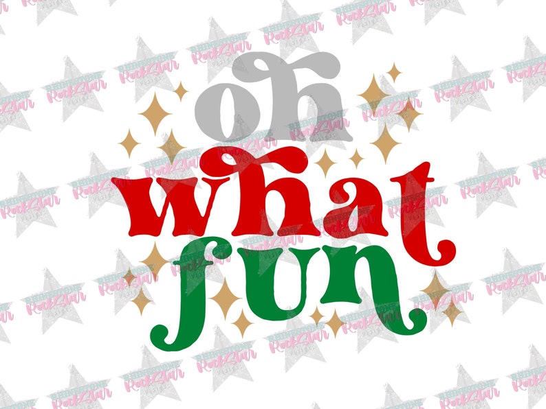 Oh What Fun | PNG | JPG | SVG | Instant Digital Download | 300 Dpi - Etsy