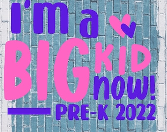 I'm a Big Kid Now - Etsy