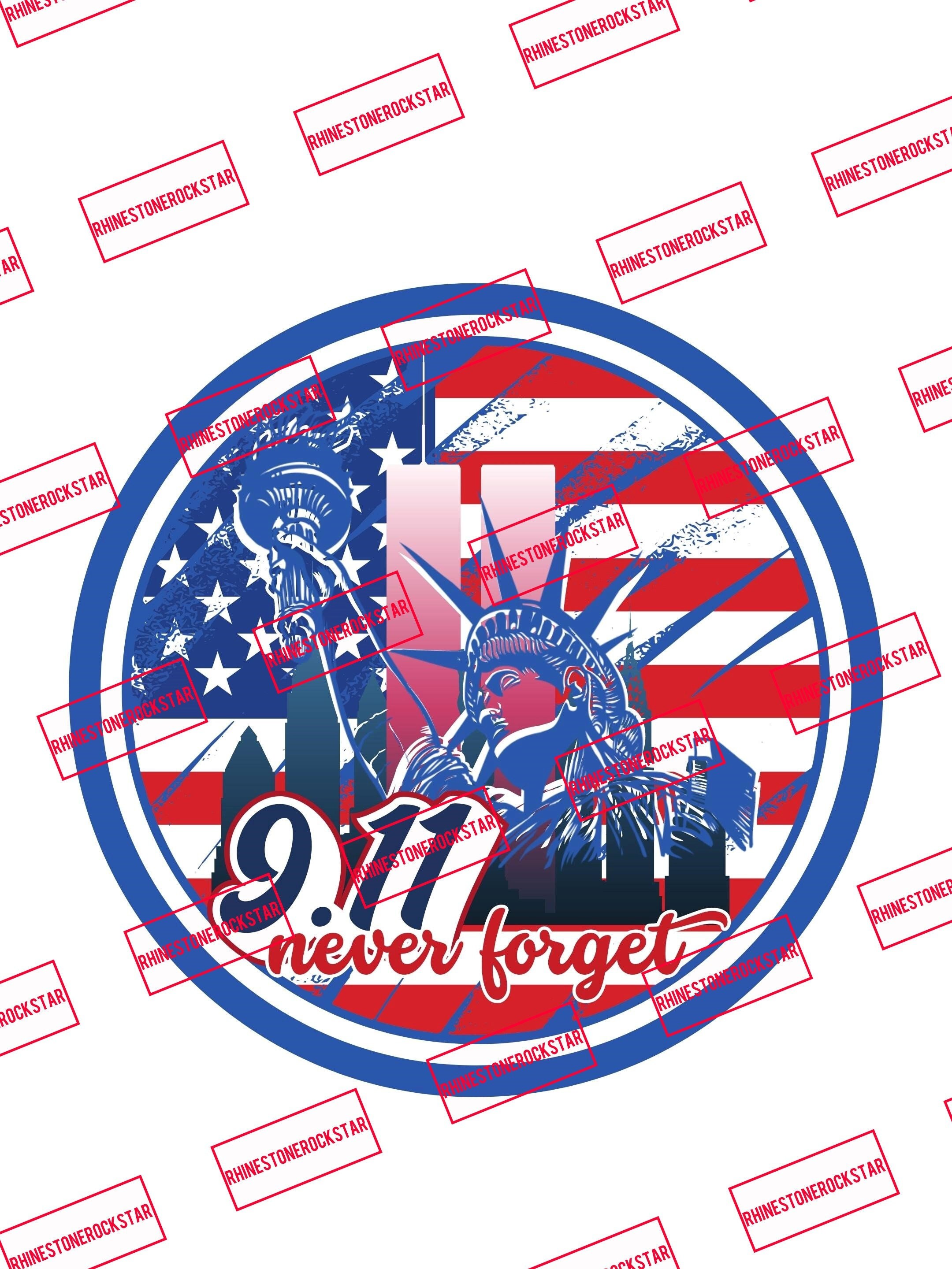 9/11 Never Forget PNG 300dpi JPG Instant Digital Download - Etsy