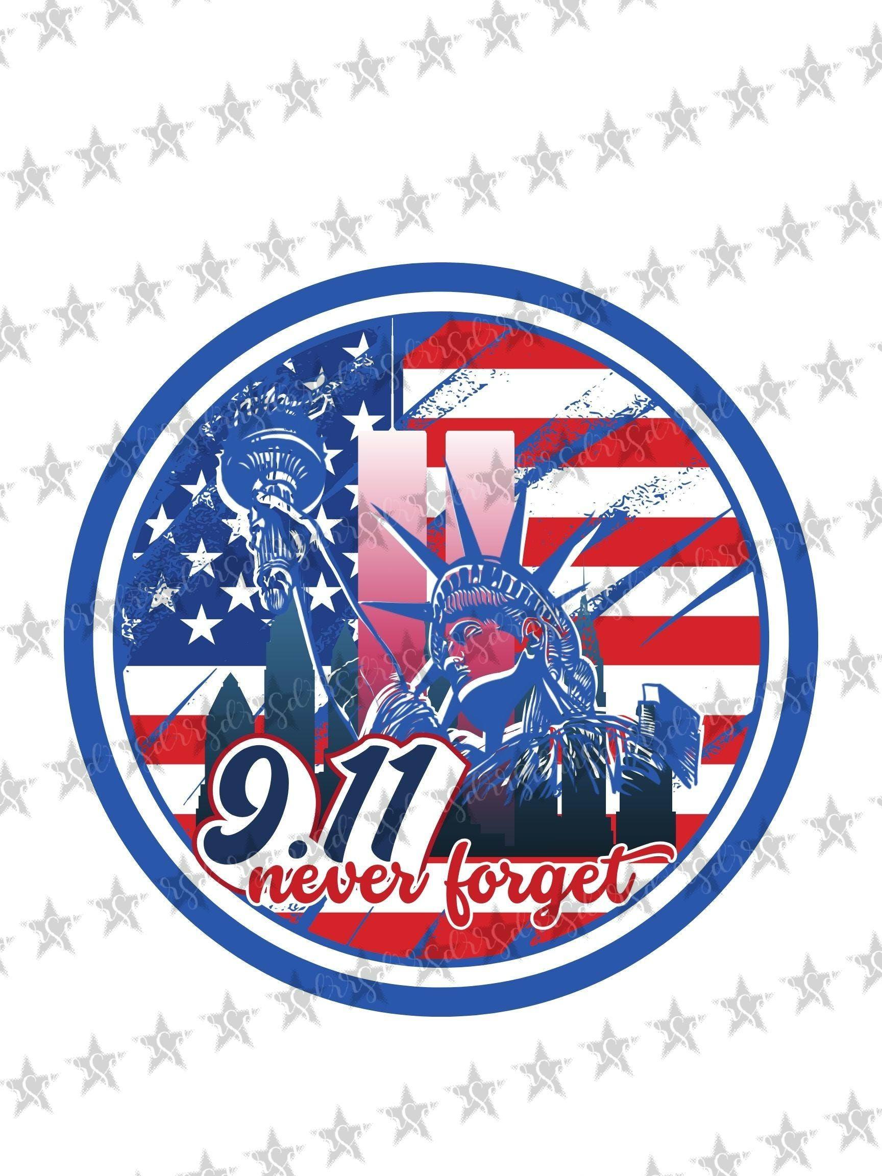 9/11 Never Forget | PNG 300dpi | JPG | Instant Digital Download - Etsy
