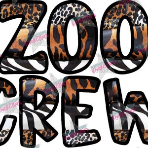 Zoo Crew | PNG Only | Sublimation | Print&cut | Instant Digital ...