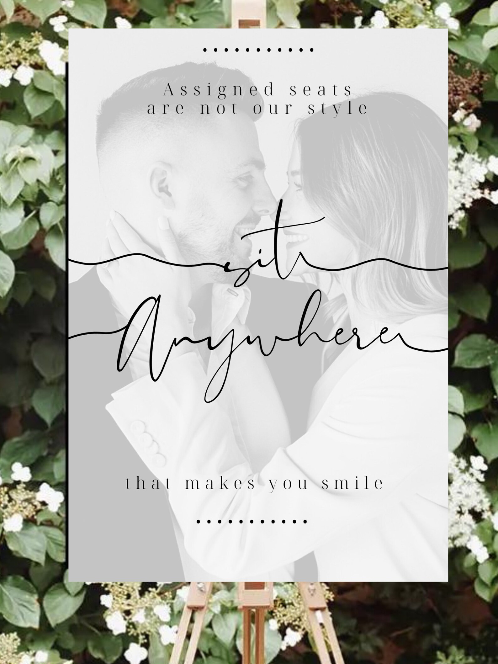 Take a Seat Sign Wedding Ceremony Sign Welcome Sign Template - Etsy