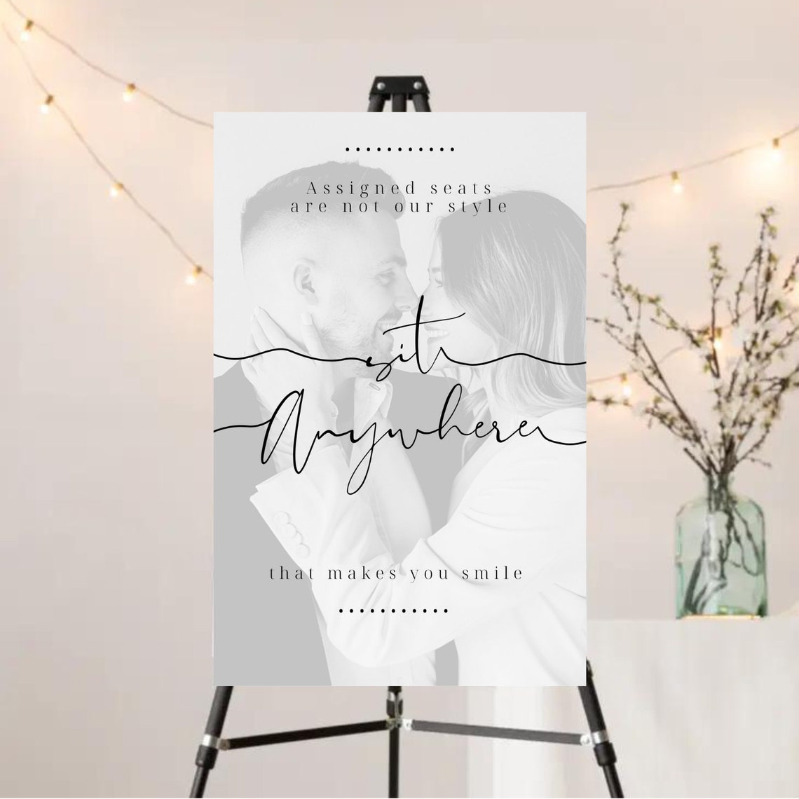 Take a Seat Sign Wedding Ceremony Sign Welcome Sign Template - Etsy