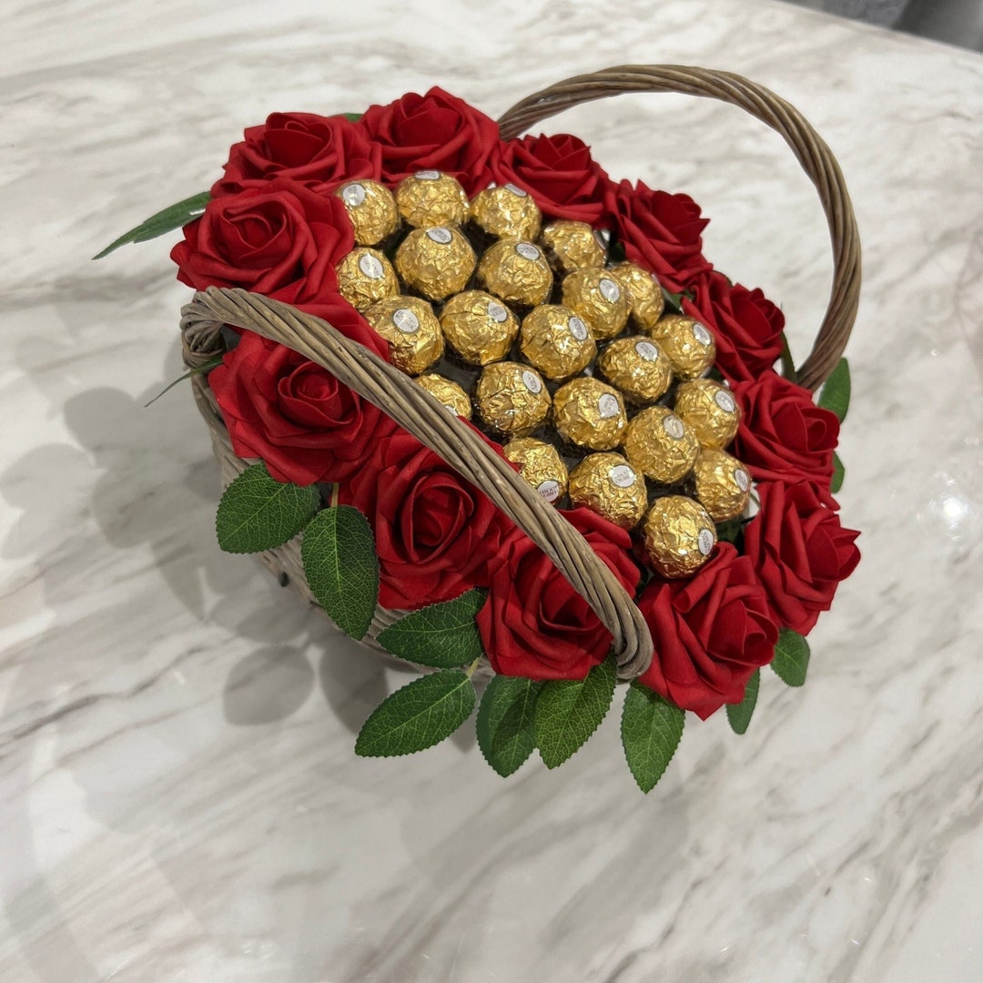 Large Hamper Chocolate Gifts Chocolate Hamper Basket - Etsy