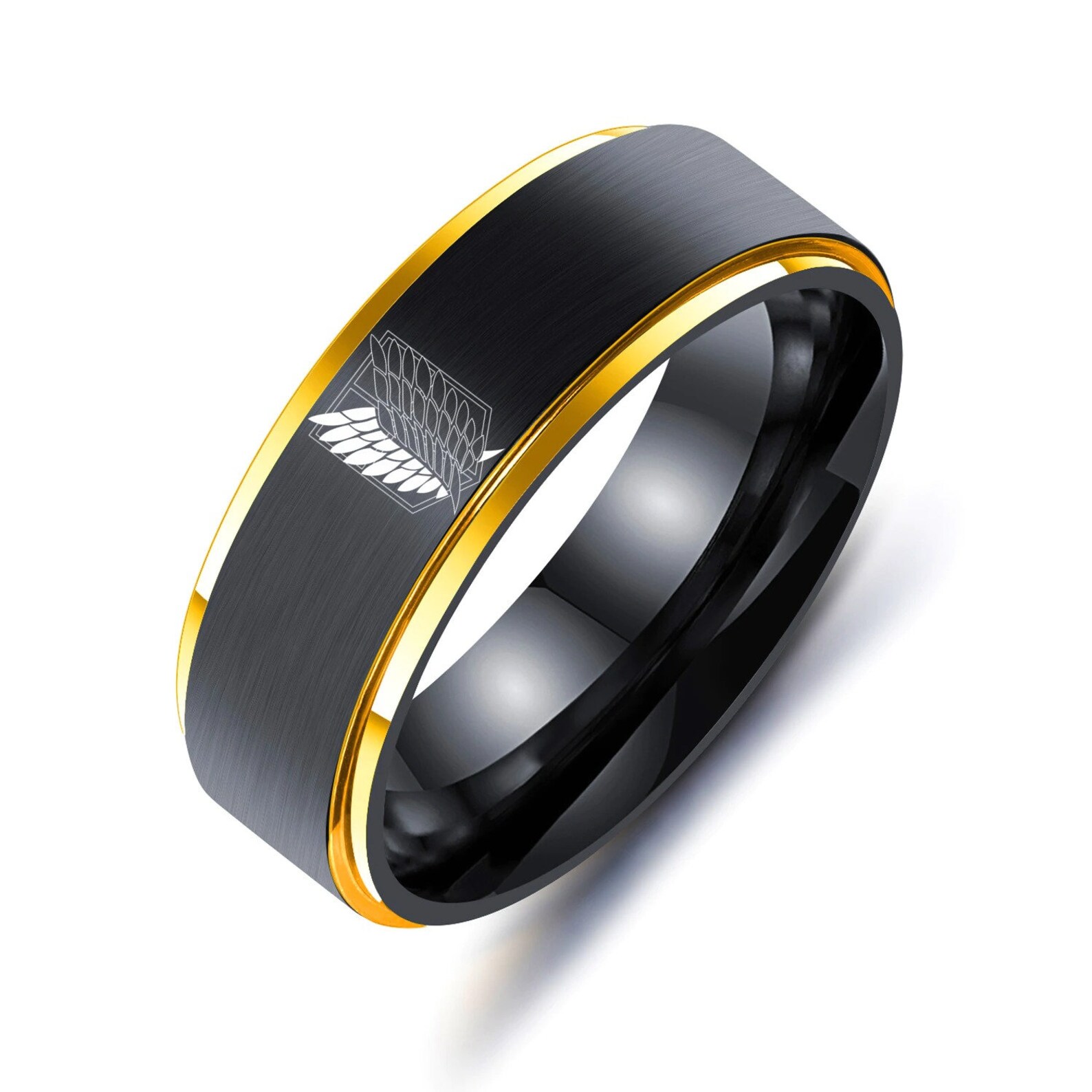 Attack On Titan Ring Anime Ring Jewelry Ring Silver | Etsy