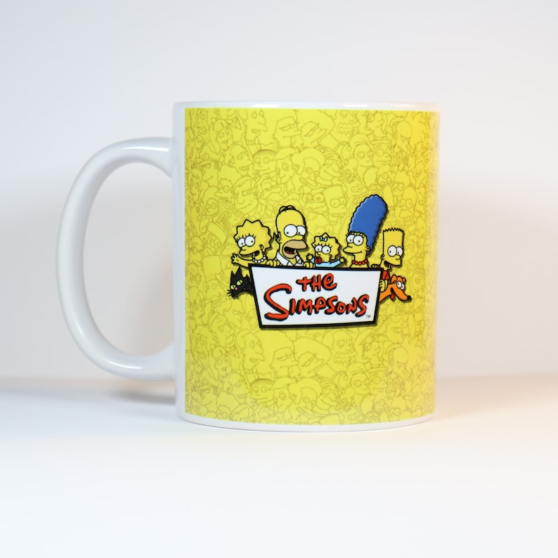 Bart Simpson Mug the Simpsons Mug 11 Oz Large Handle - Etsy