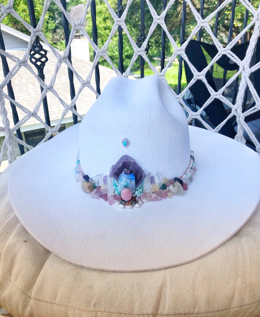 Custom Crystal Crown // Freedom Hat // MADE TO ORDER 2 - 3 Weeks Lead ...