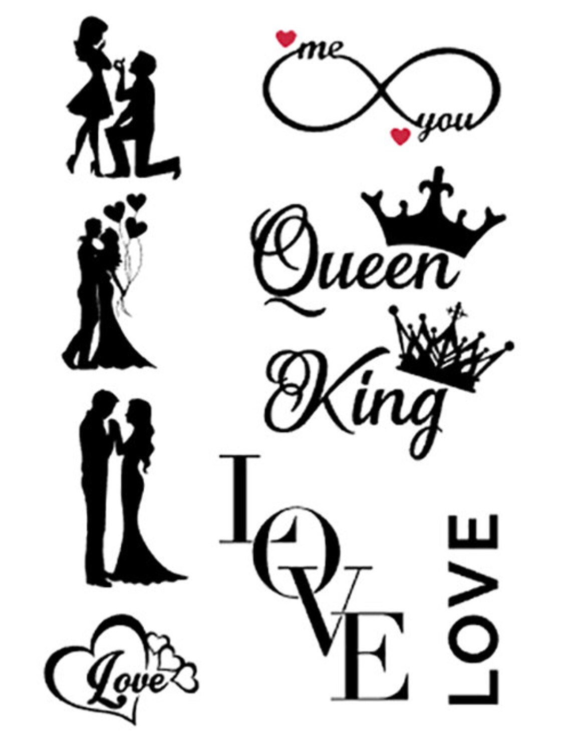 Package of 50 Love Vectors for Cnc Laser Cutting Laser Router | Etsy