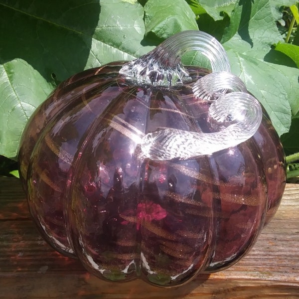 Glass Pumpkin - Etsy