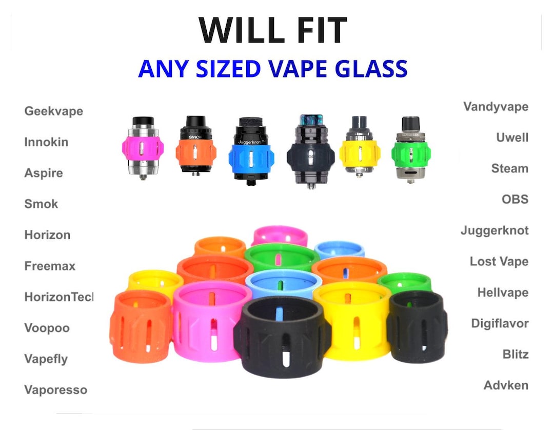 Vape Tank Bands INDESTRUCTIBLE Guaranteed Vape Glass Protection - Etsy