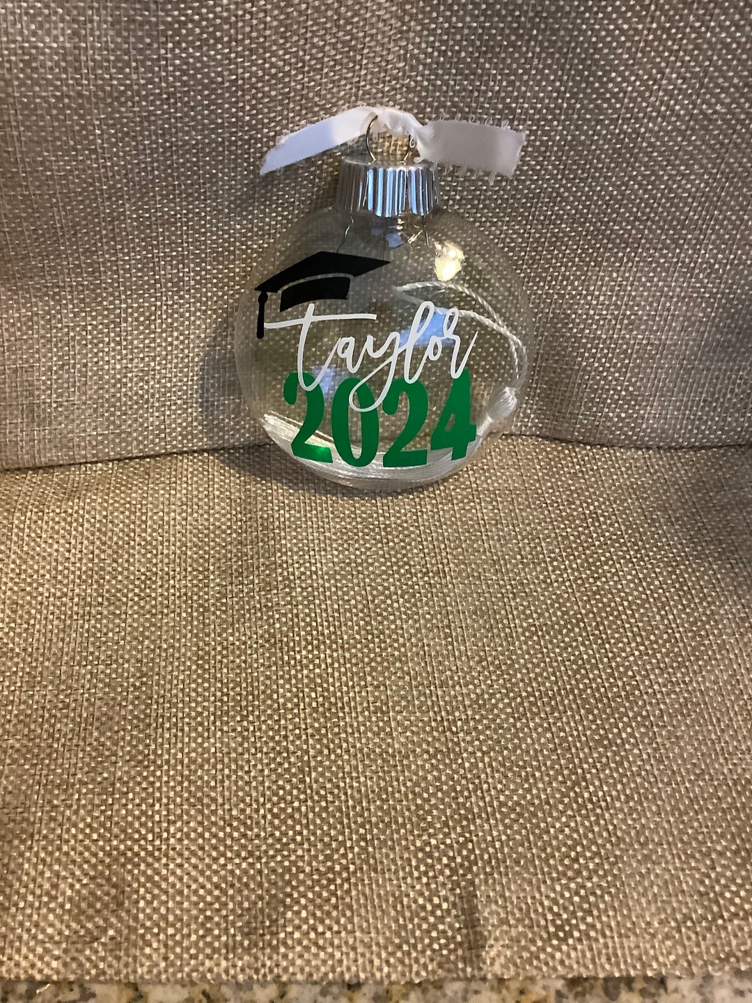 Personalized Graduation Ornament; Tassel Holder, Money Holder ...