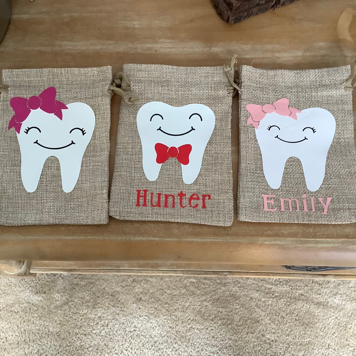 Tooth Fairy Bag, Tooth Fairy Pouches, Tooth Holder, Money Holder ...
