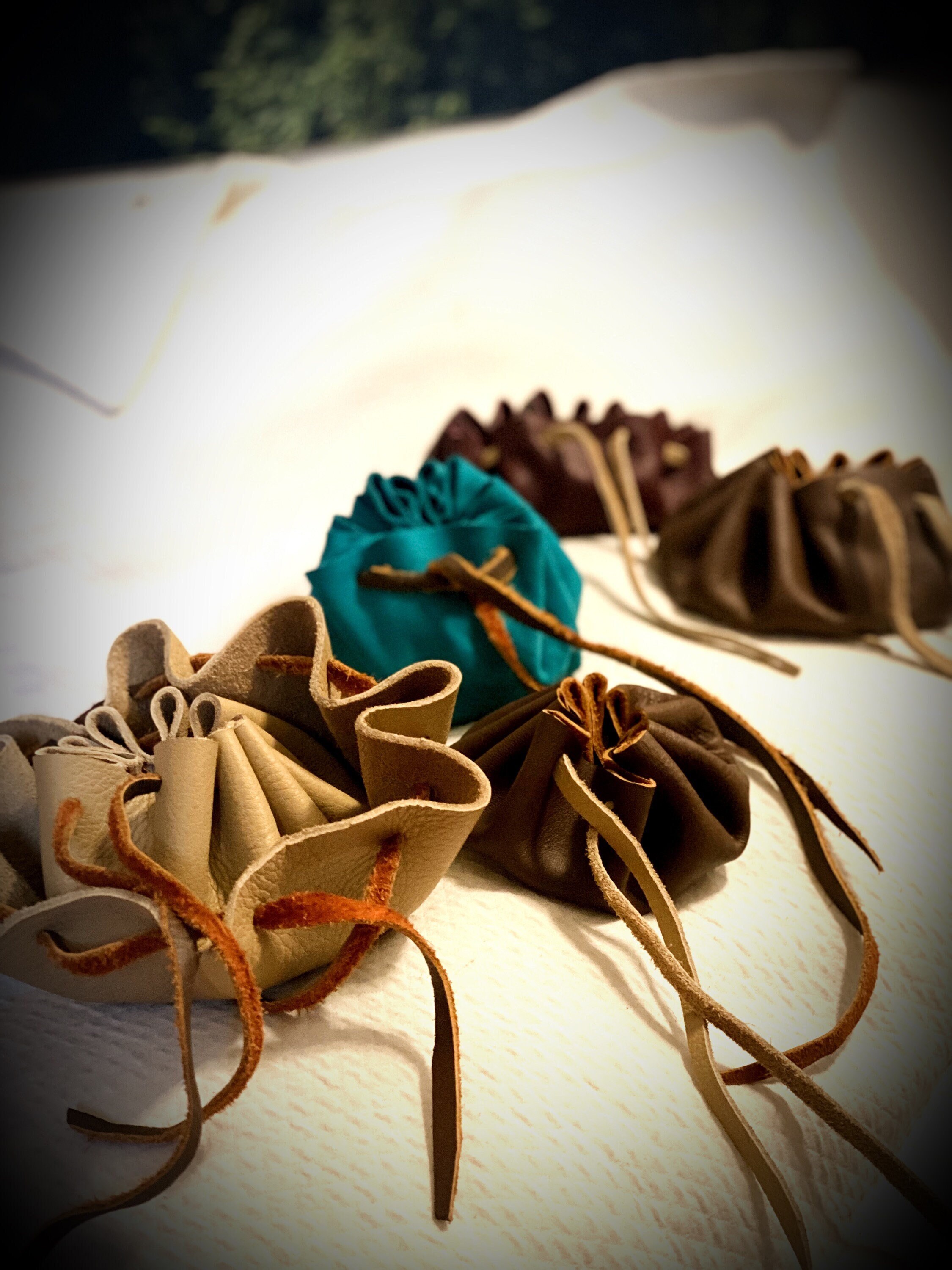 Leather Cinch Bag - Etsy