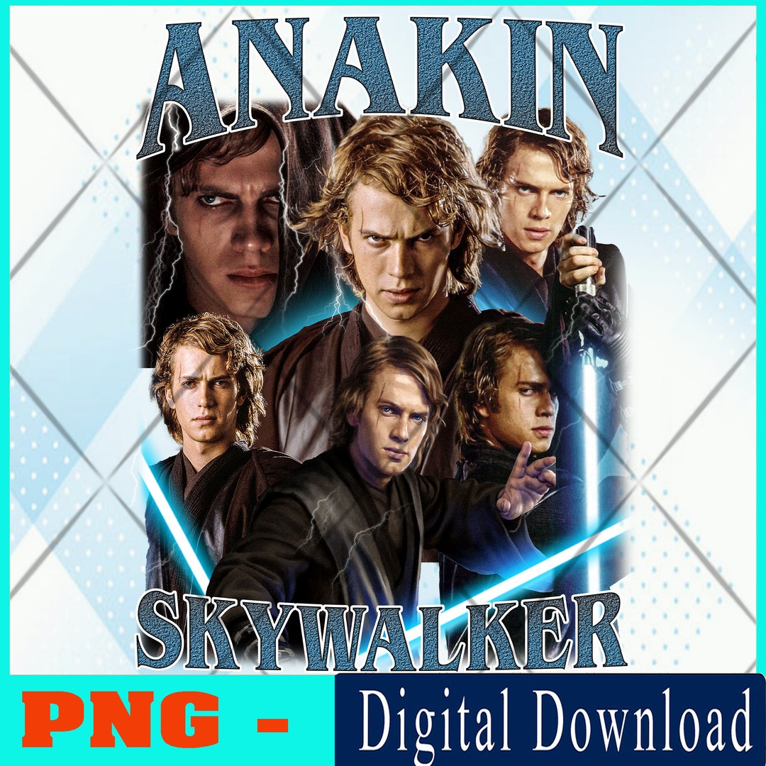 Anakin Skywalker PNG Portrait Poster Star Wars Shirt Unisex - Etsy