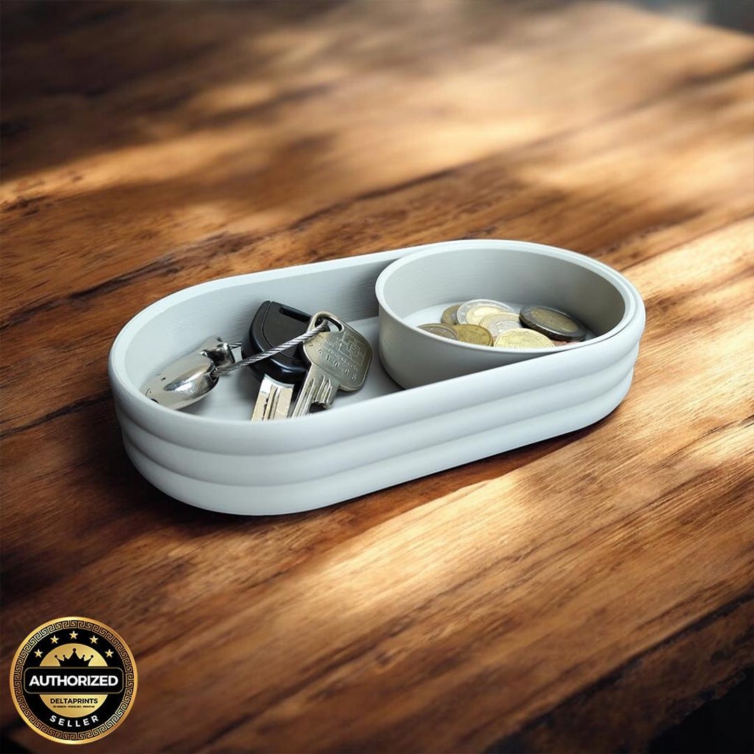 Modern Tray With Coin Bowl - Etsy