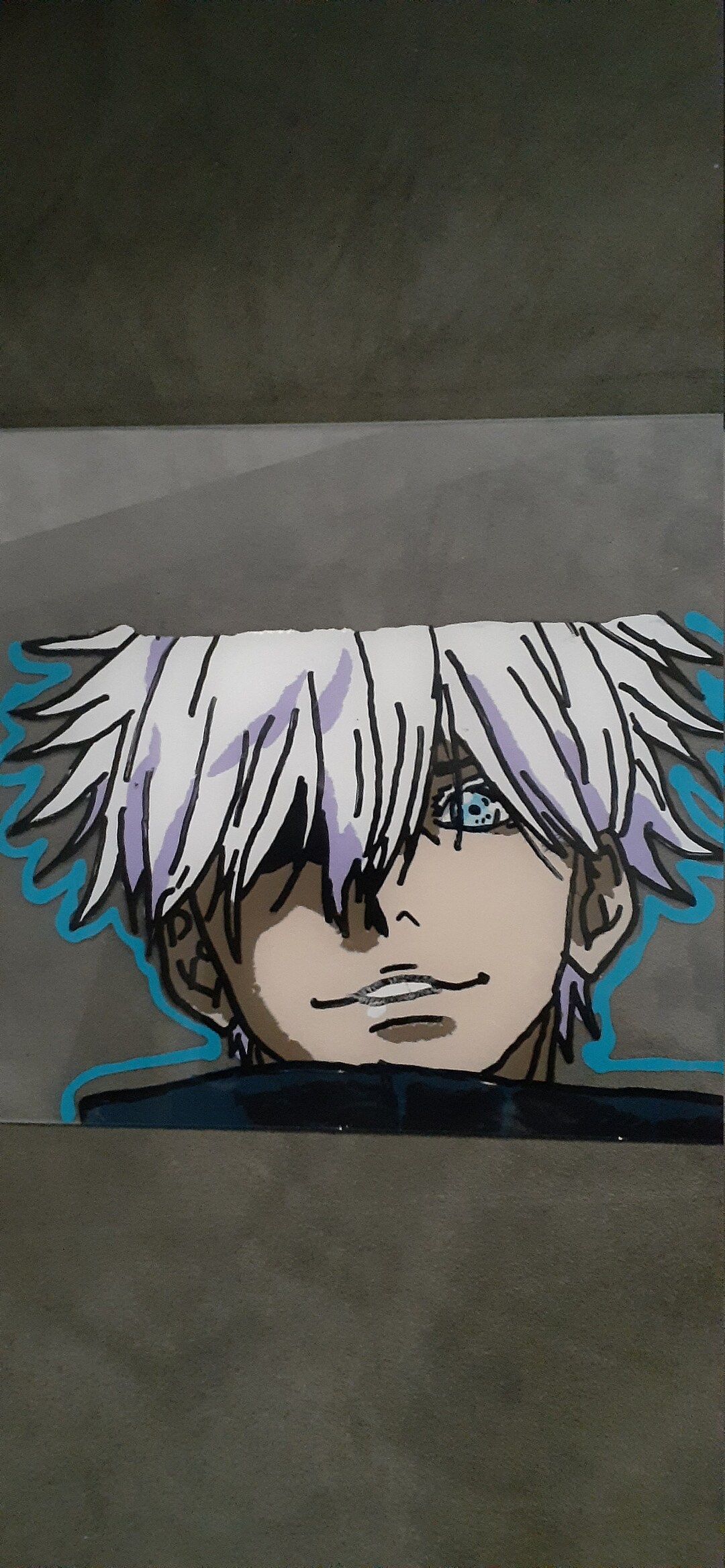 Gojo Glass Painting - Etsy