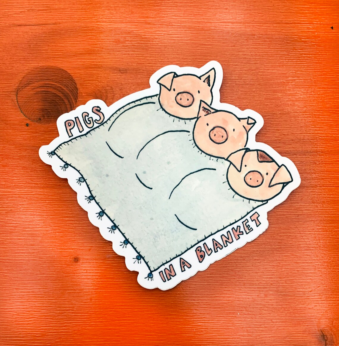 Pigs in a Blanket Sticker - Etsy