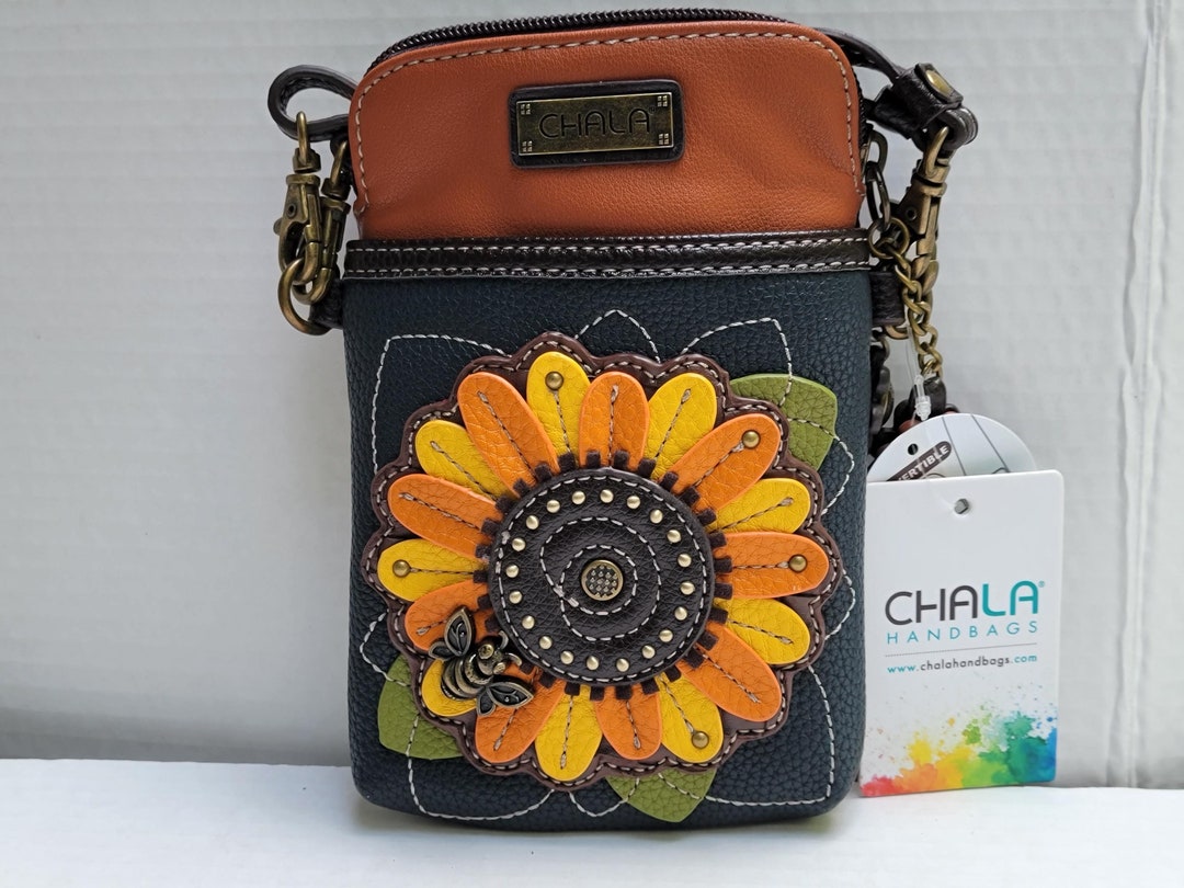 Sunflower Chala X-body Convertible Bag,sunflower Bag,iphone Crossbody ...