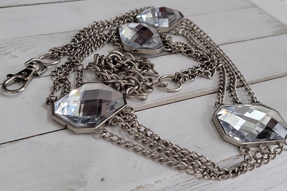 Vintage chain belt - Gem