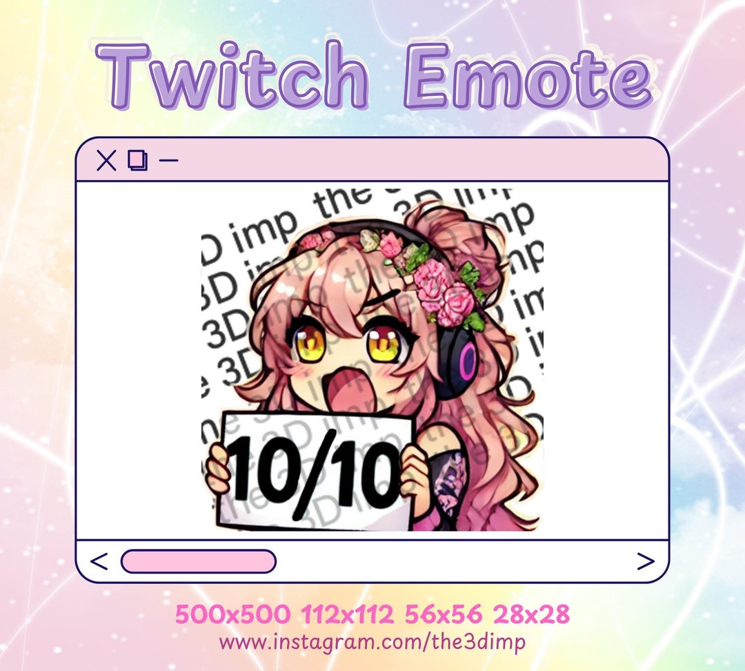 Emote Infinity Nikki Twitch Youtube Discord Vtuber Pngtuber Stream ...