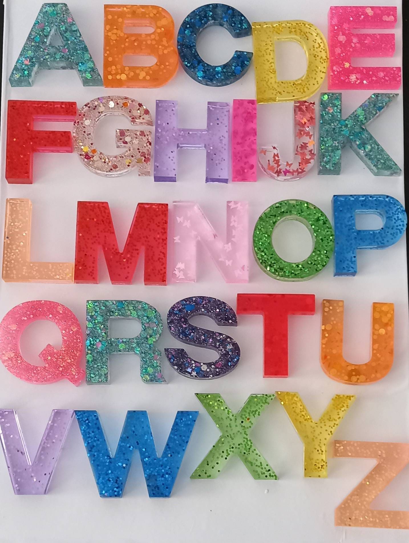 Acrylic Alphabet Set - Etsy