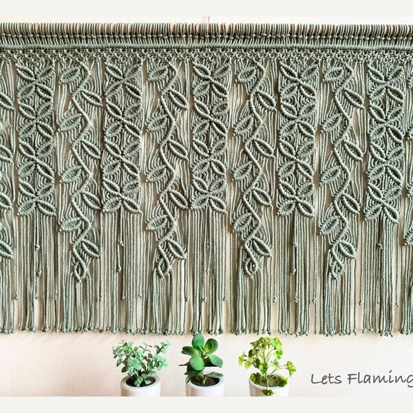 Macrame Curtain Pattern - Etsy