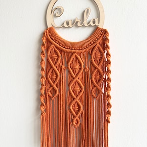 Personalized Macrame Name Sign, Custom Name Sign for Nursery Décor ...
