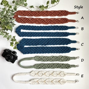 Custom Macrame Camera Strap, Vintage Polaroid Strap, Handmade Camera Hanger, Macrame Purse Bag ...