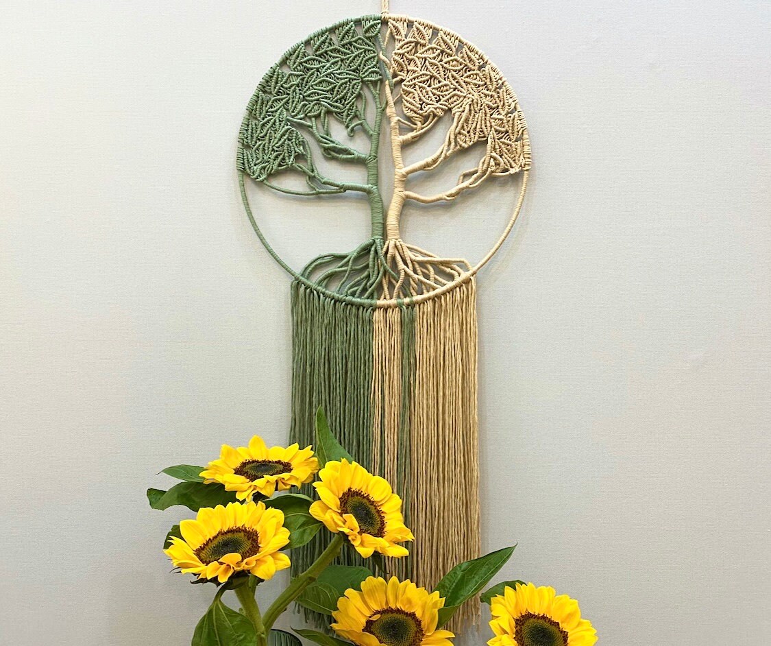 Macrame Tree of Life Wall Hanging: Boho Home Decor - Etsy
