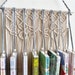 Macrame Hanging Bookshelf: Boho Book Holder, Nursery Wall Decor - Etsy
