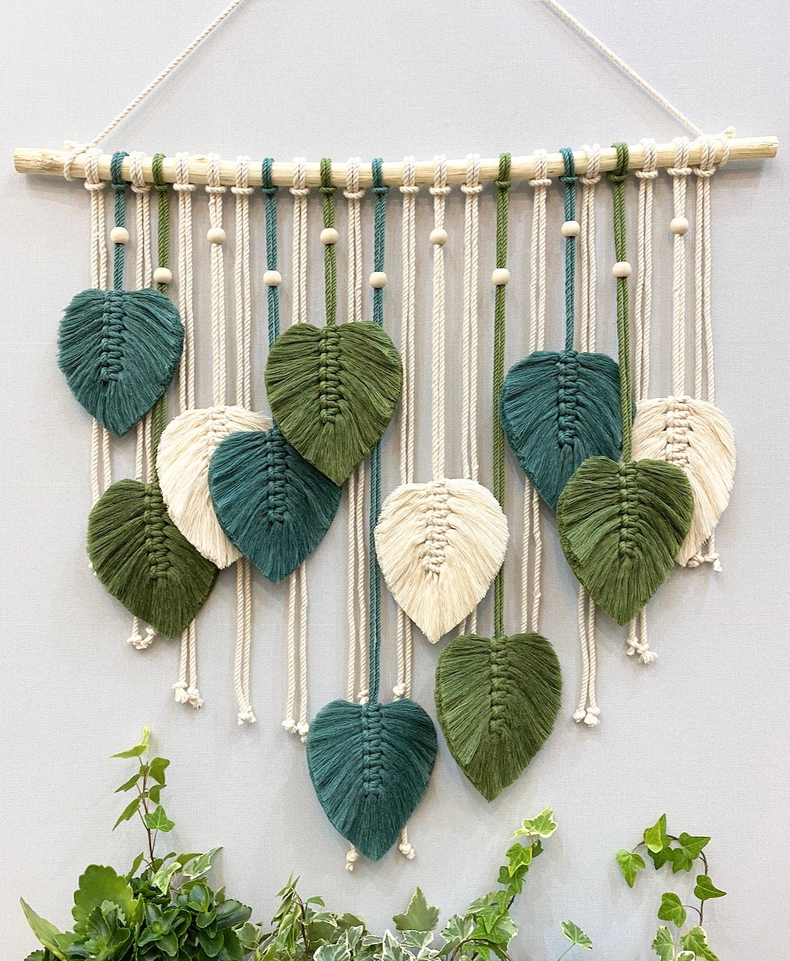 Falling Leaves Macrame Wall Hanging Nursery Wall Hanging - Etsy