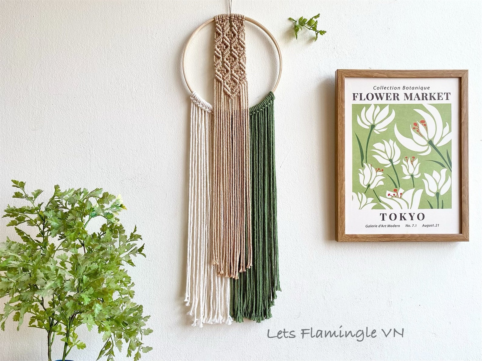 Macrame Hoop Wall Hanging Custom Macrame Yarn Hoop Handmade - Etsy