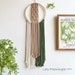 Macrame Hoop Wall Hanging Custom Macrame Yarn Hoop Handmade - Etsy