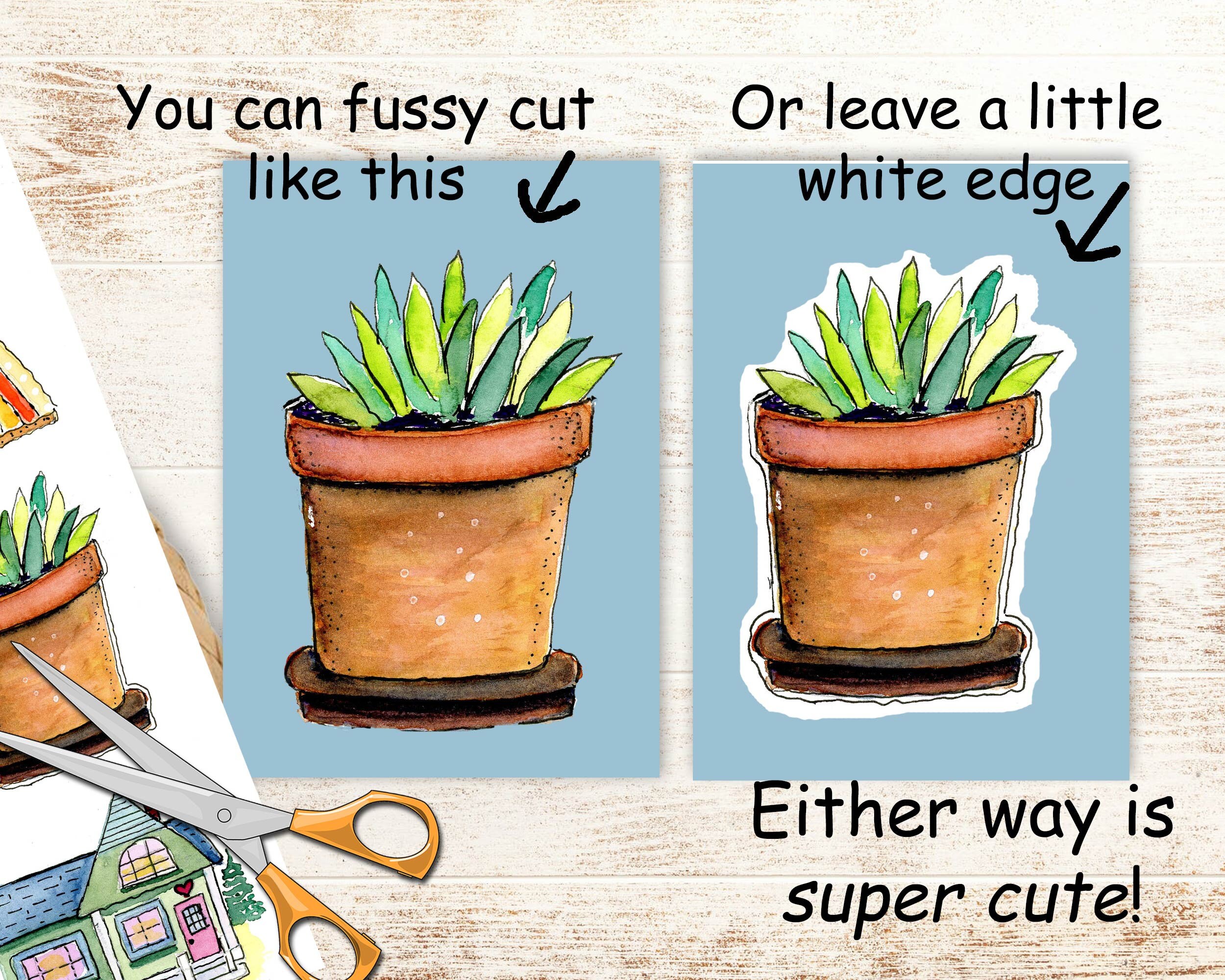 Printable Hand Painted Collage Fodder With Retro Christmas Ornaments in ...