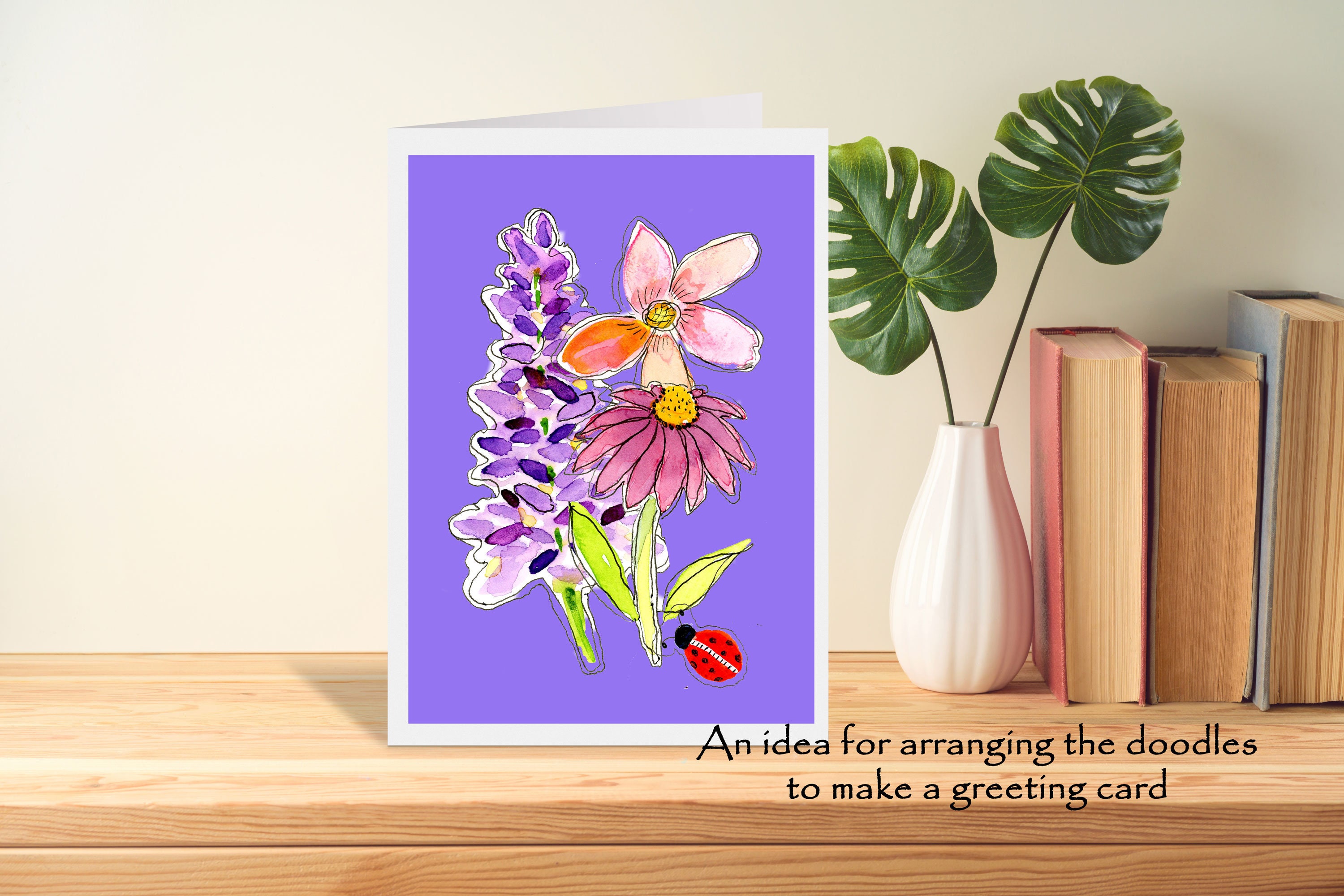 Printable Hand Painted Collage Fodder, Spring Flowers, Art ...
