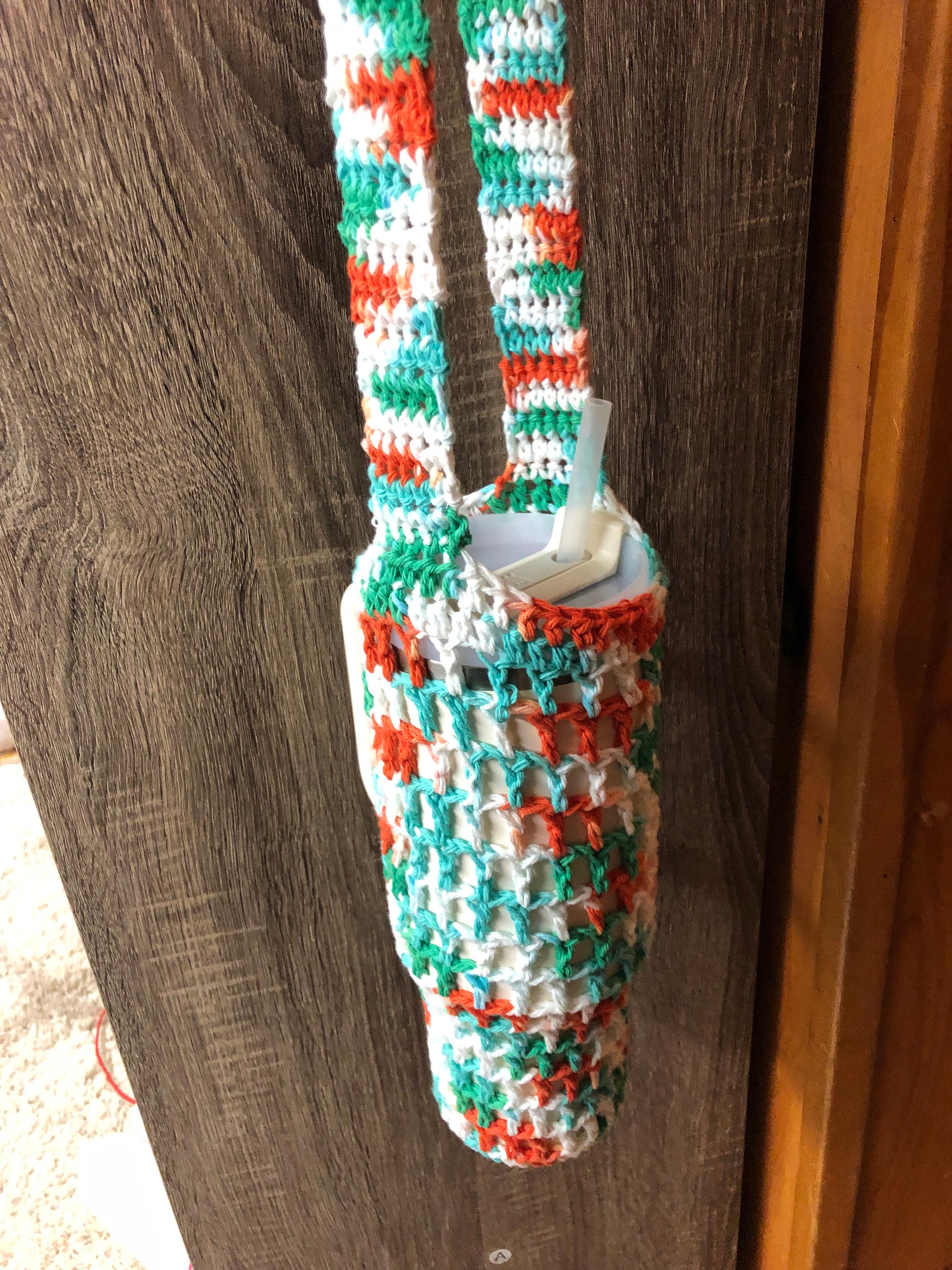 Crochet Pattern for Stanley Cup Carrier | 40oz Tumbler Crossbody ...