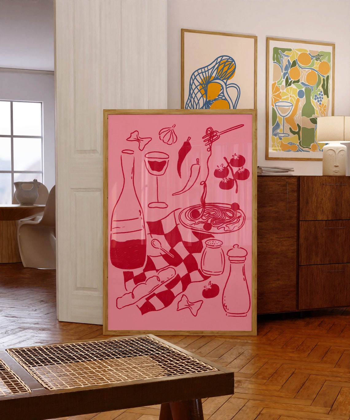 Italian for Dinner, Wall Decor, Large Printable Art, Trendy Poster ...