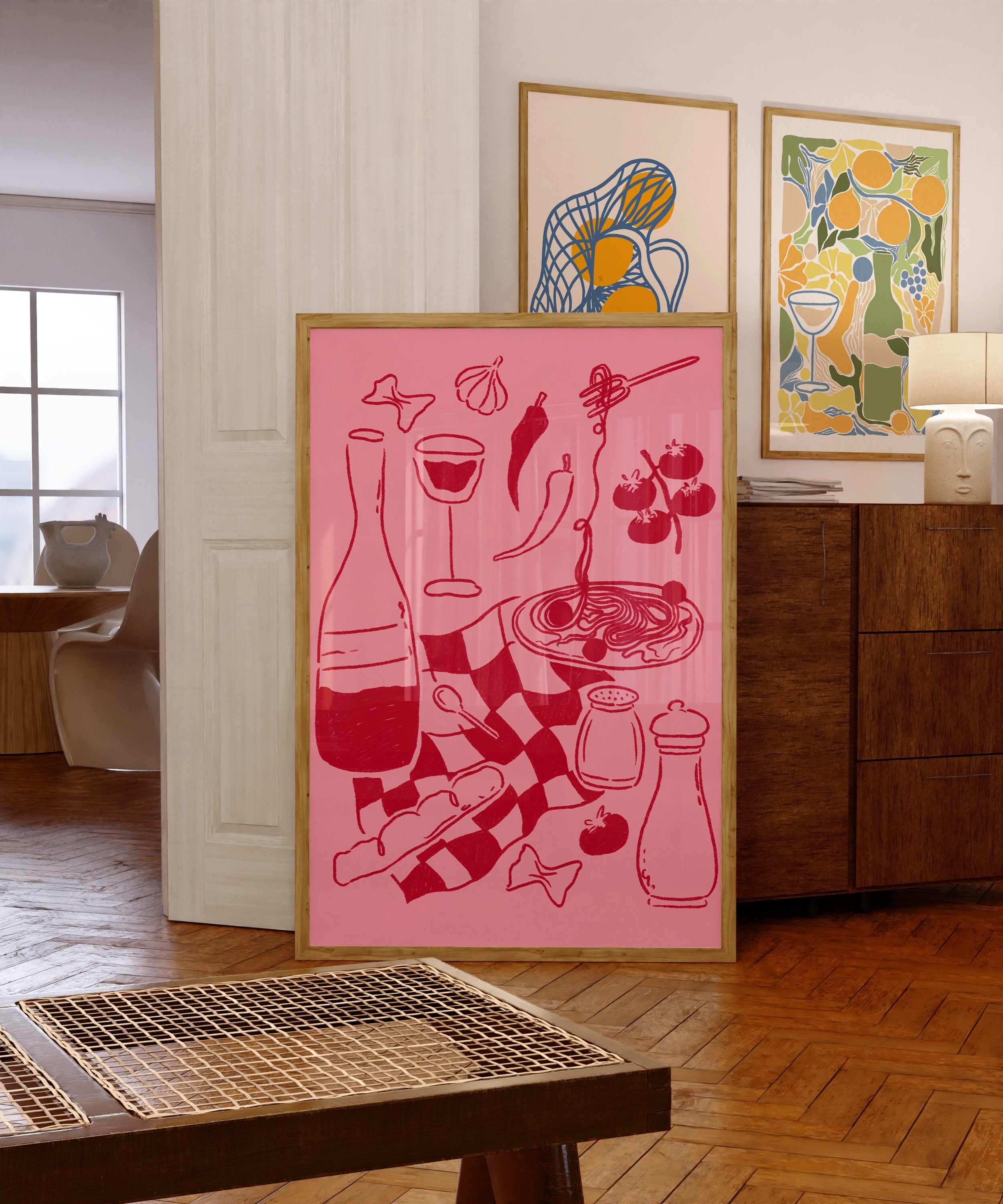 Italian for Dinner, Wall Decor, Large Printable Art, Trendy Poster ...