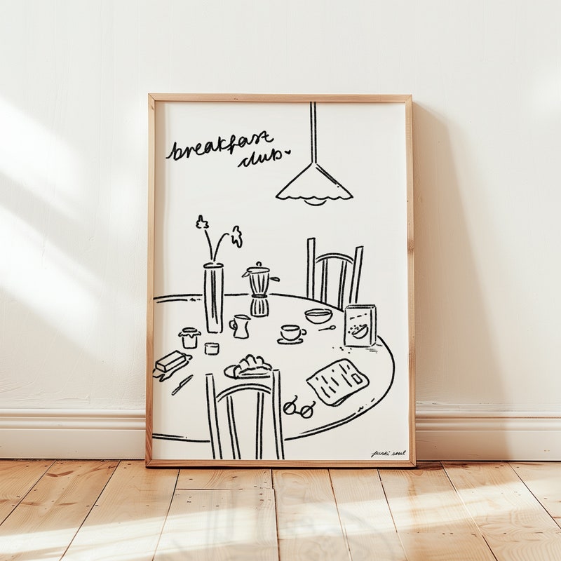 Breakfast Wall Decor - Etsy
